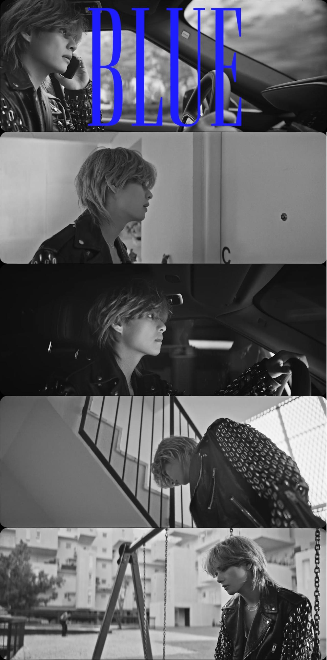 BTS 뷔, 솔로 앨범 'Layover' 수록곡 'Blue' MV 공개…카리스마 열연에 시선 집중